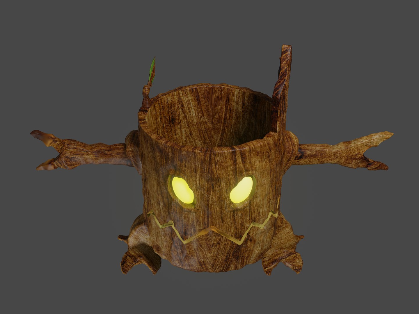 Tree Monster With Texture Model - TurboSquid 2071586