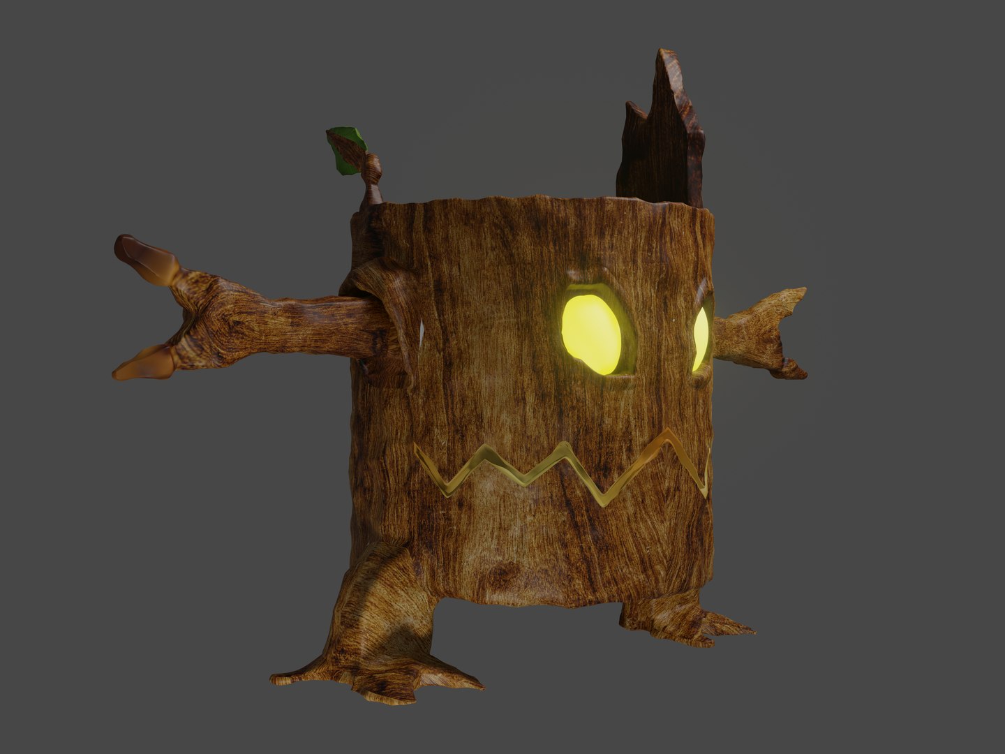 Tree Monster With Texture Model - TurboSquid 2071586