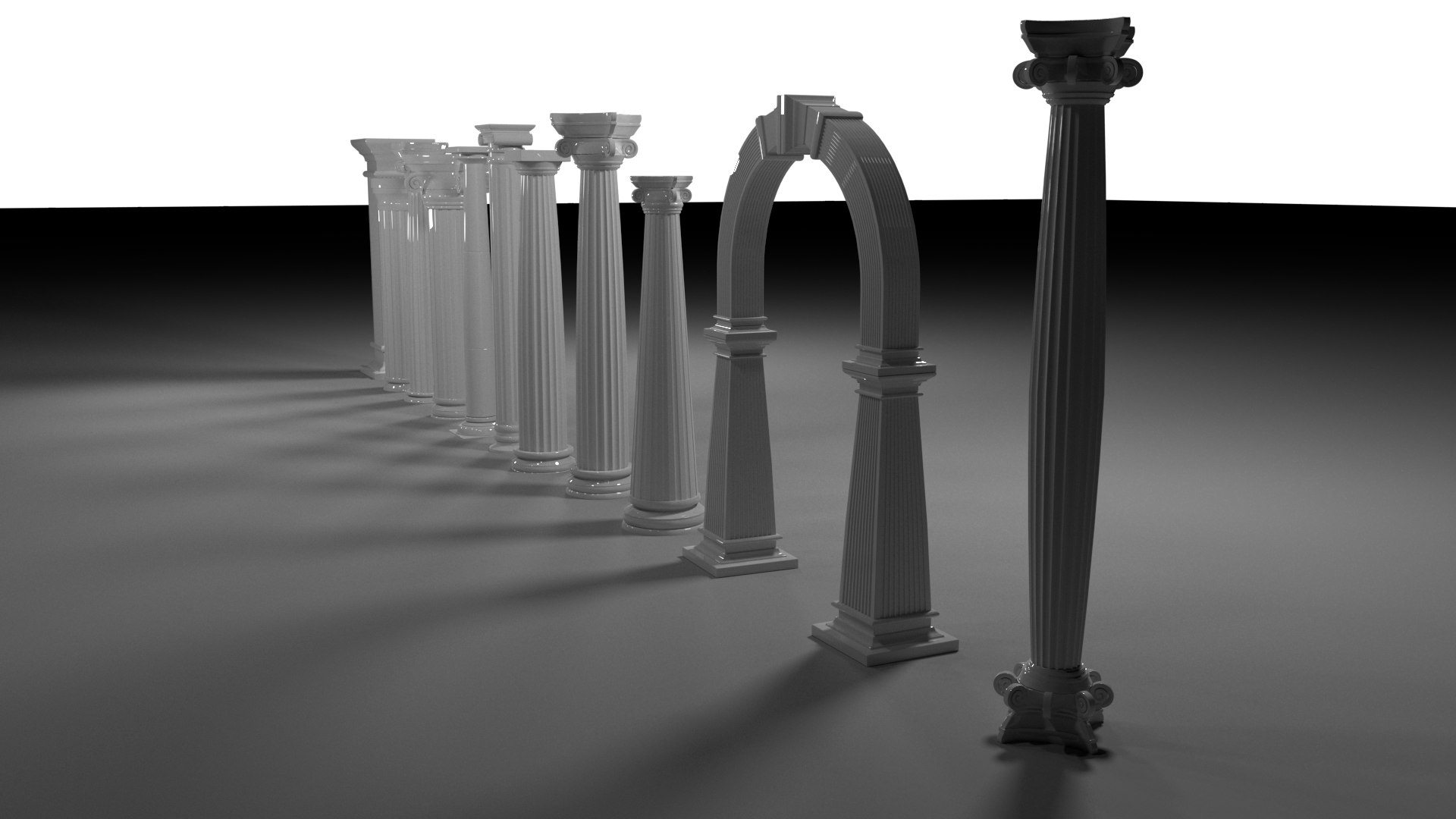 3D column - TurboSquid 1305745