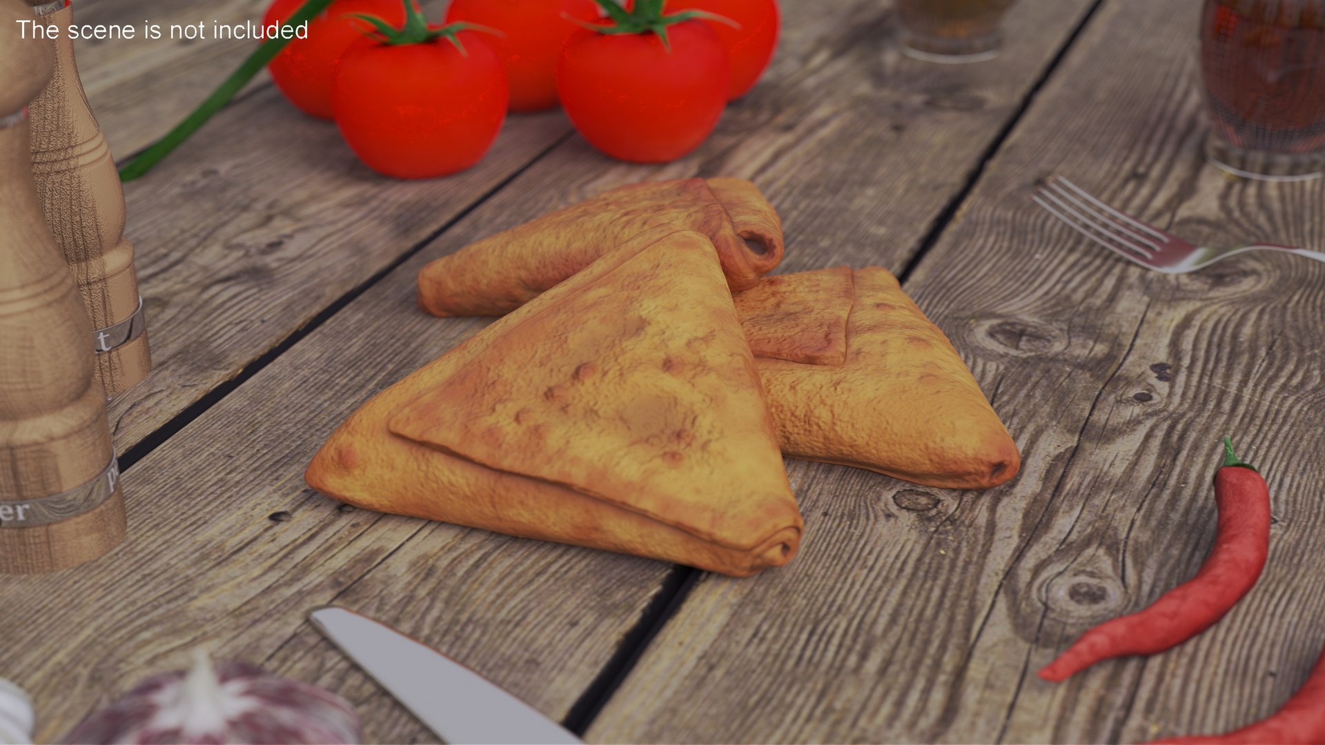 Samosa Model - TurboSquid 2180786
