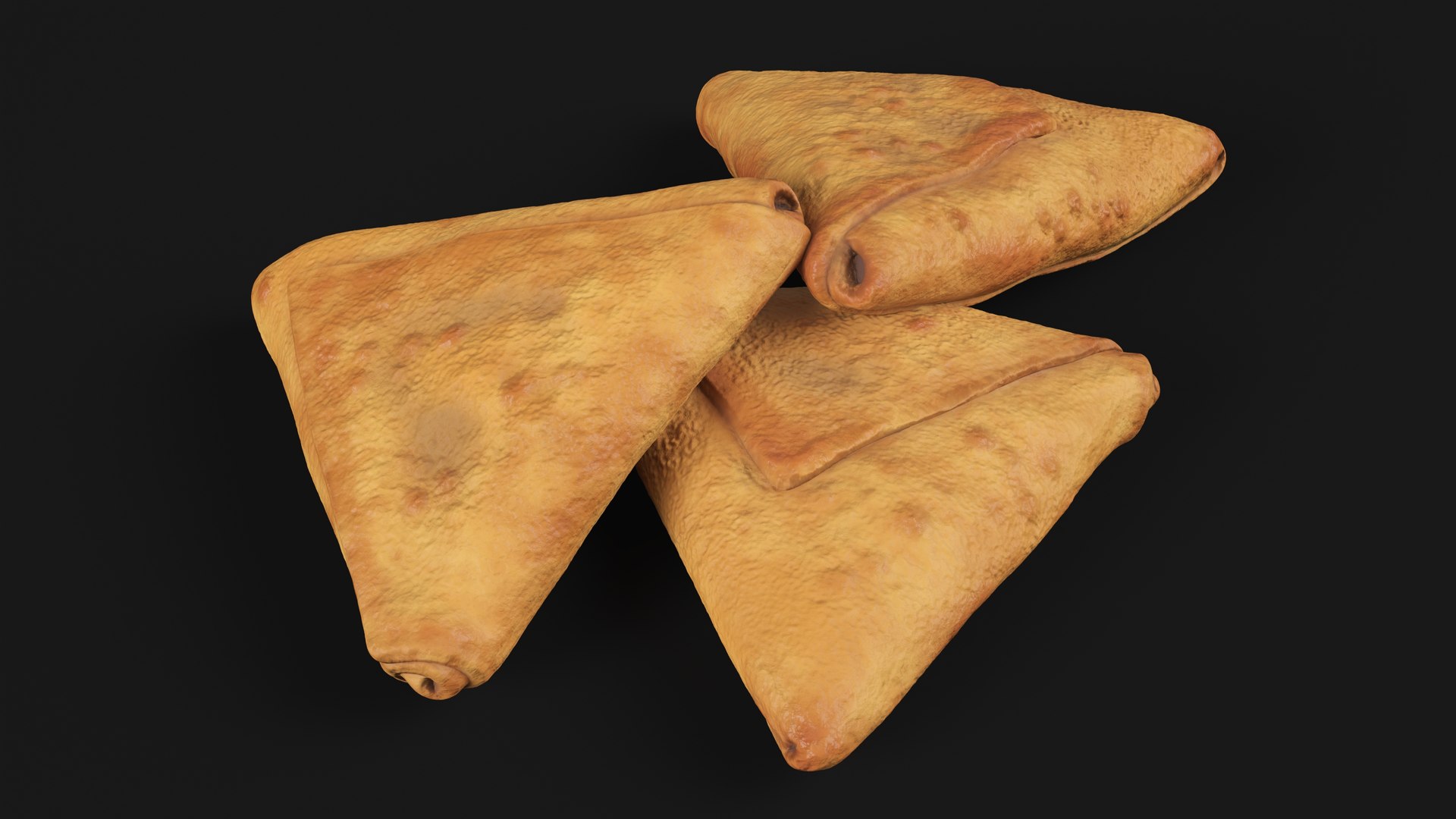 Samosa Model - TurboSquid 2180786