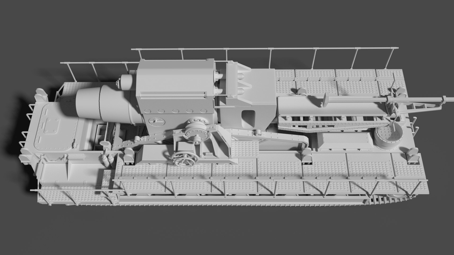 3d Model Tank Moser Karl 600mm