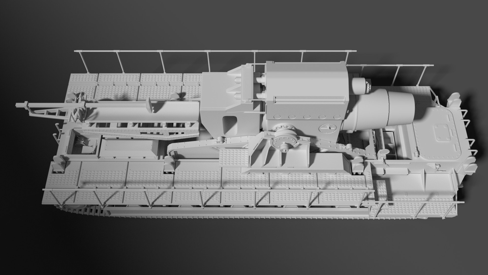 3d Model Tank Moser Karl 600mm