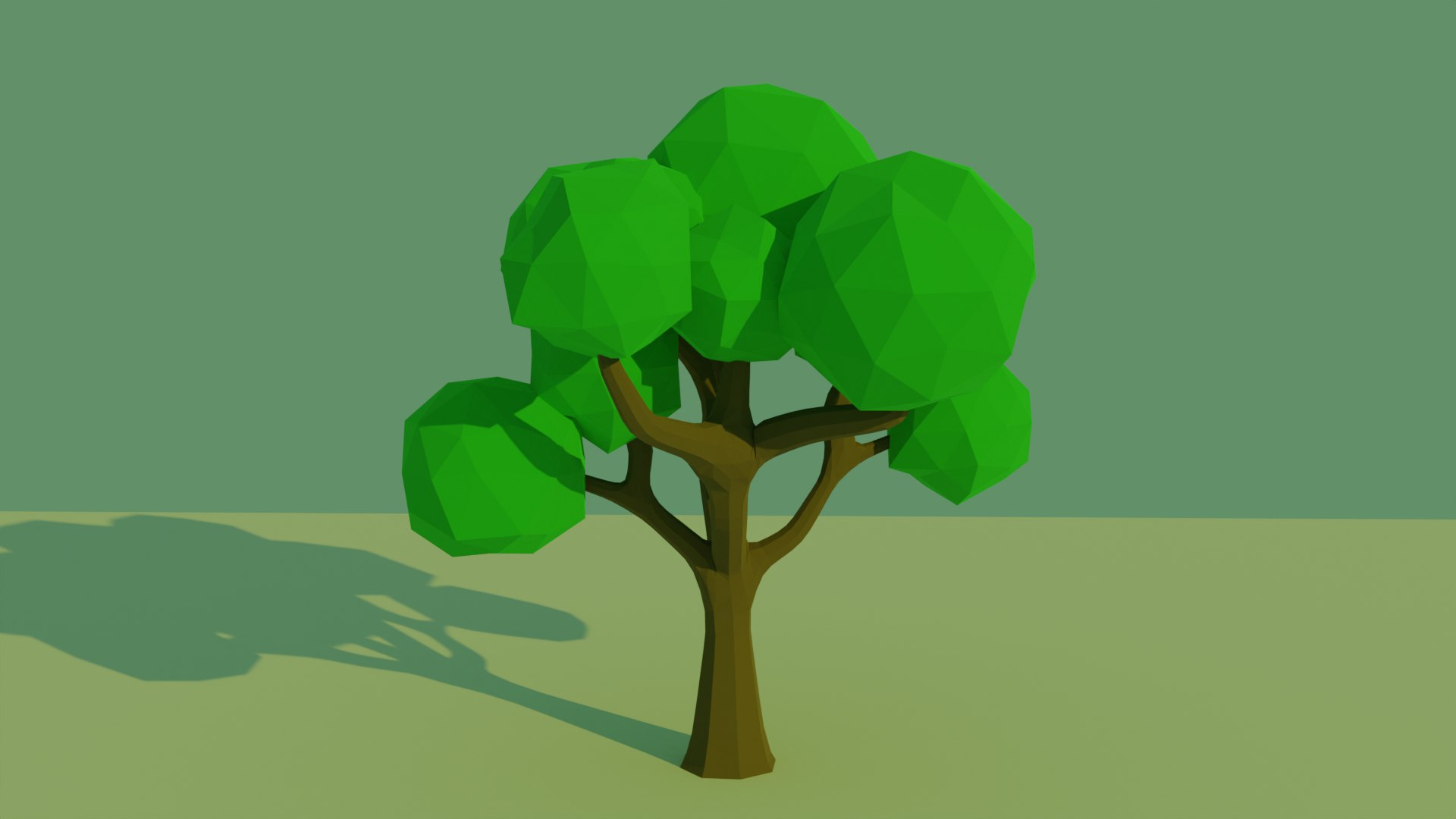 Pack X5 LowPoly Forest Tree Model - TurboSquid 2101761