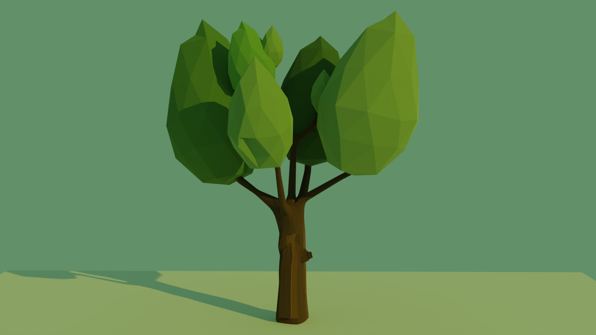 Pack X5 LowPoly Forest Tree Model - TurboSquid 2101761