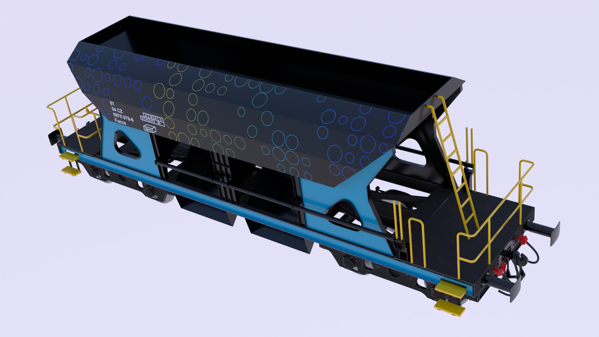 Hopper Wagon PBR VII 3D Model - TurboSquid 2372179