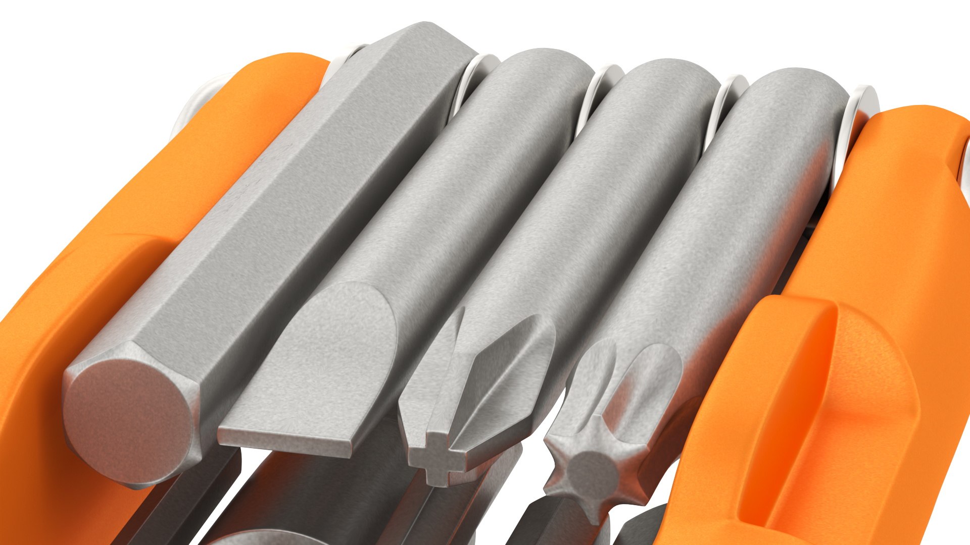 Hex Keys Multitool Folded 3D - TurboSquid 1692575