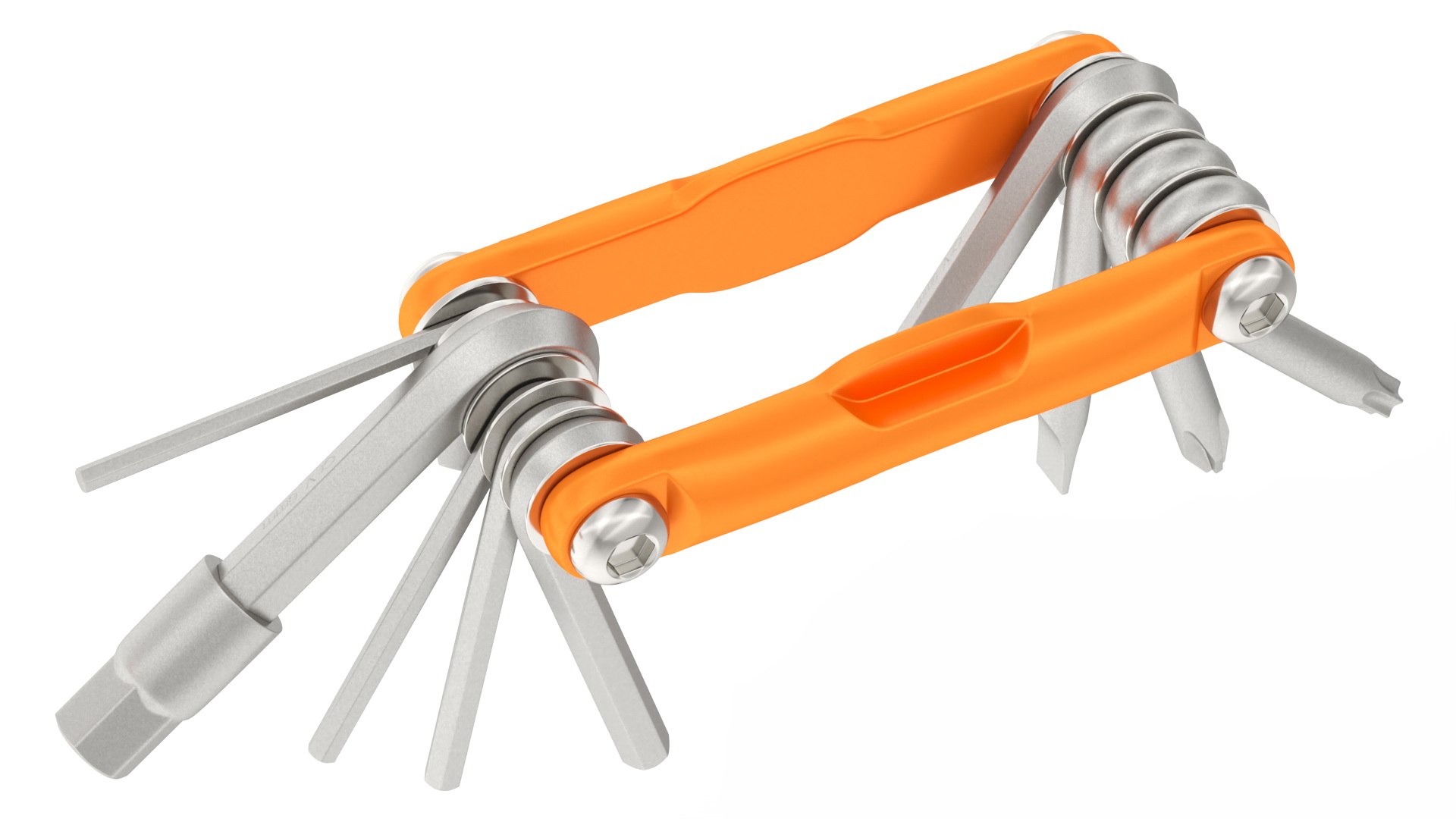 Hex Keys Multitool Folded 3D - TurboSquid 1692575