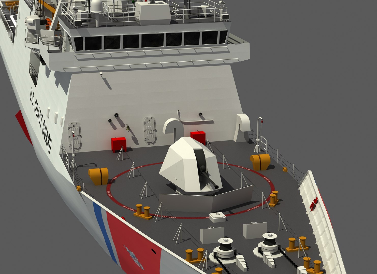 USCGC KIMBALL - LEGEND CLASS US CUTTER-COAST GUARD 3D Model ...