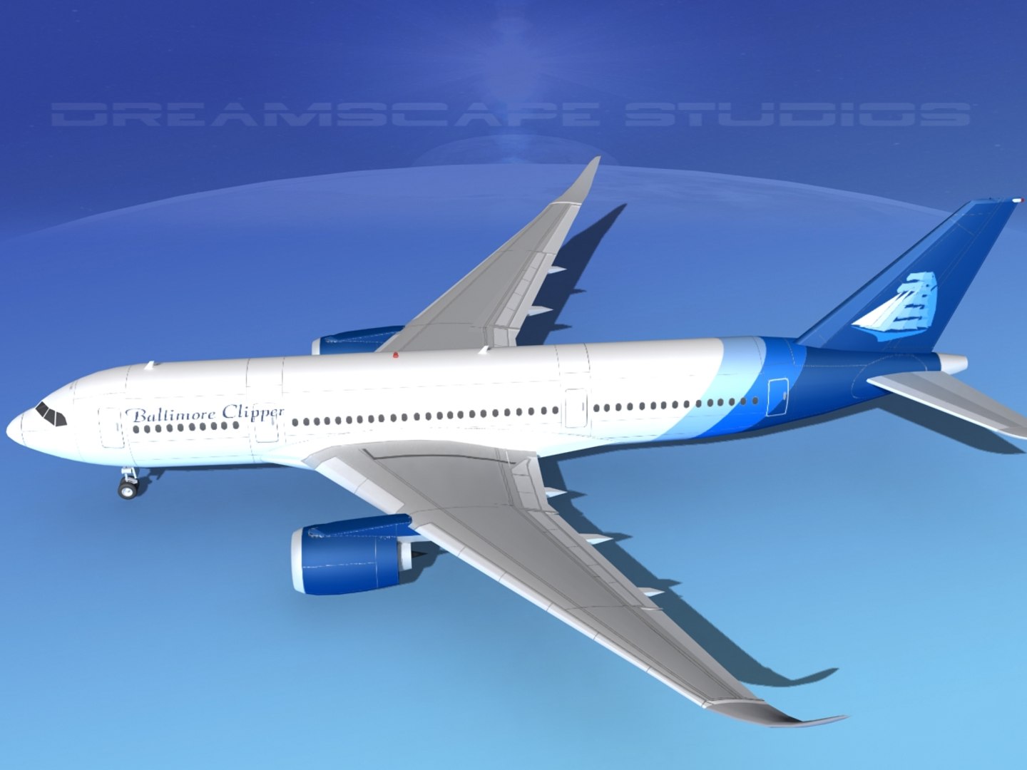 Airbus A350 Dxf