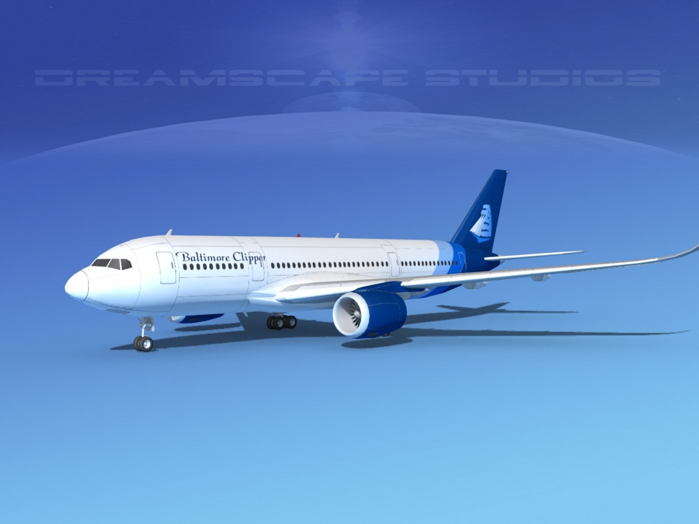 Airbus A350 Dxf