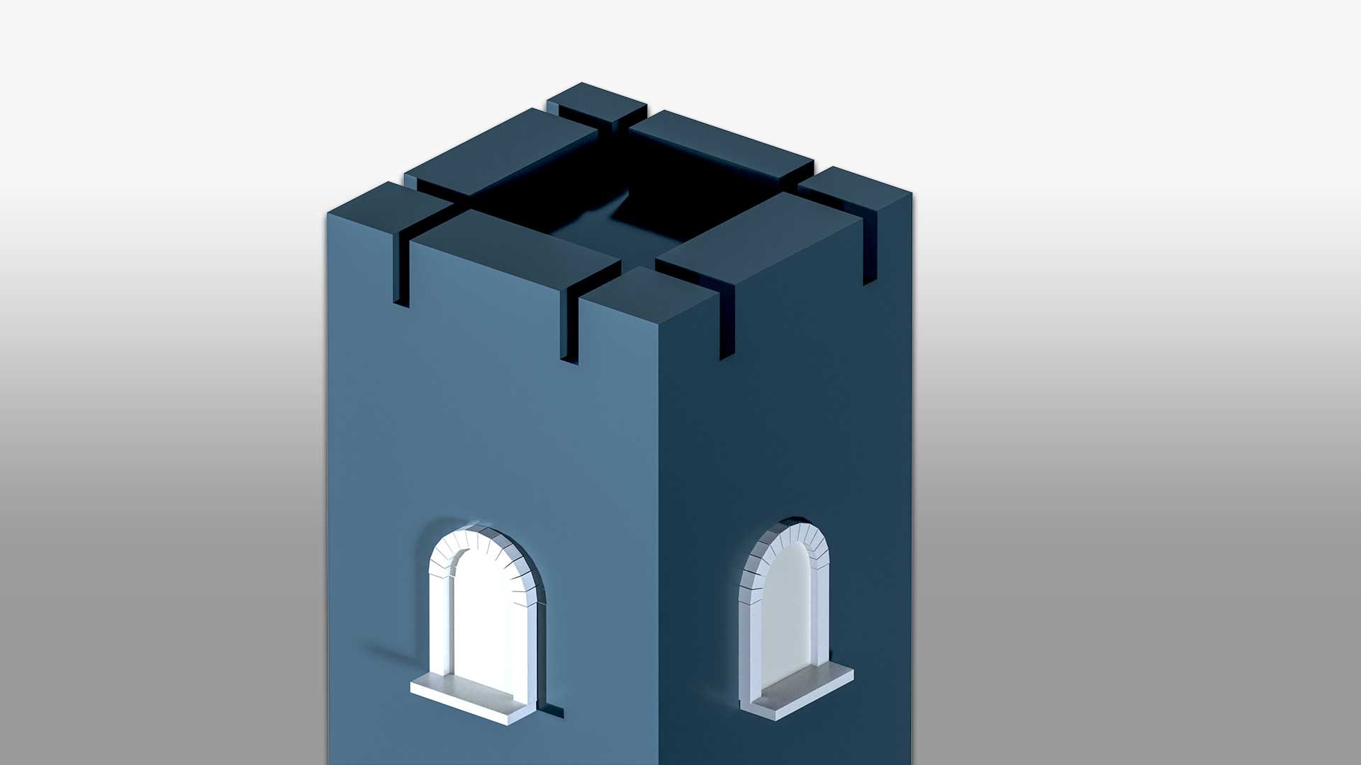 Free 3D Column Castle Pillar - Tower - TurboSquid 2147268