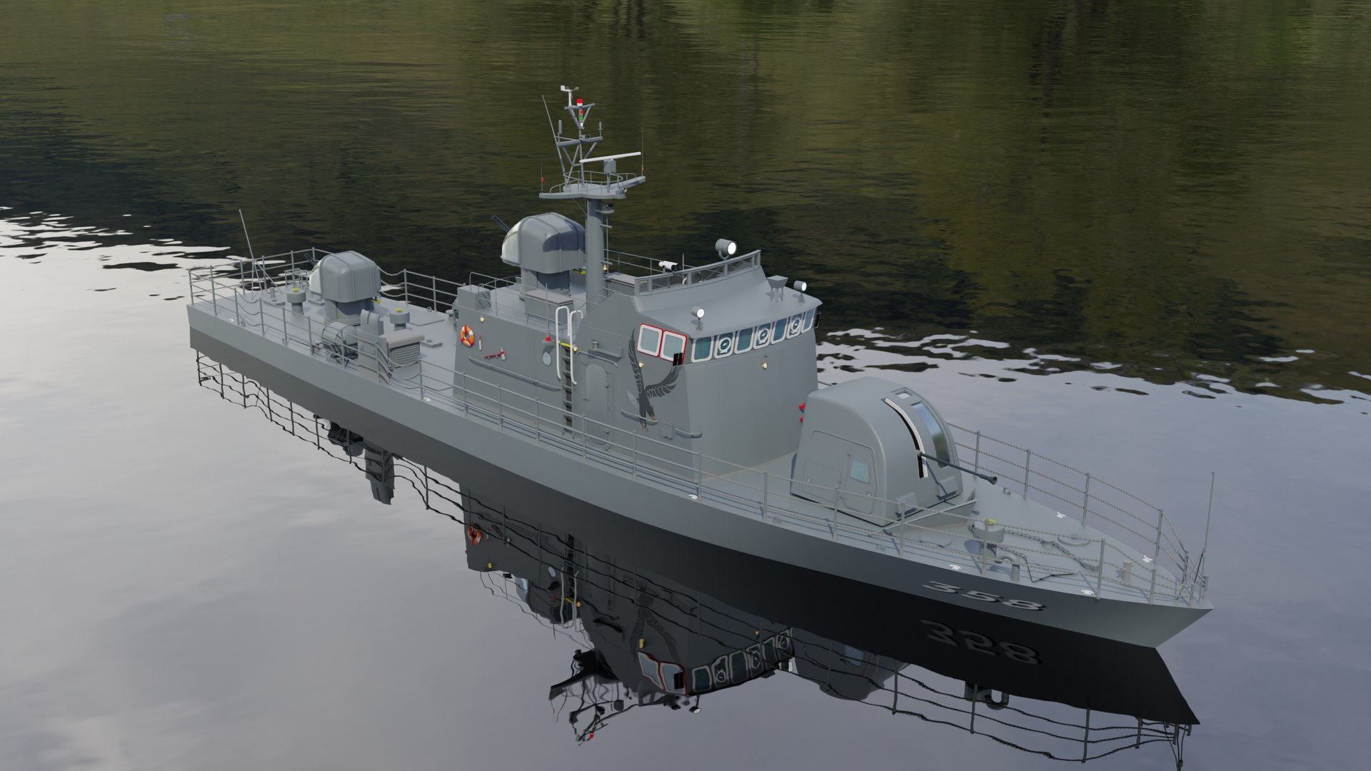 Chamsuri Class Patrol Boat model - TurboSquid 1737959