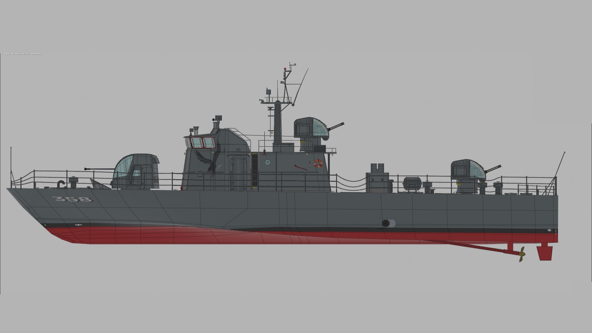 Chamsuri Class Patrol Boat model - TurboSquid 1737959
