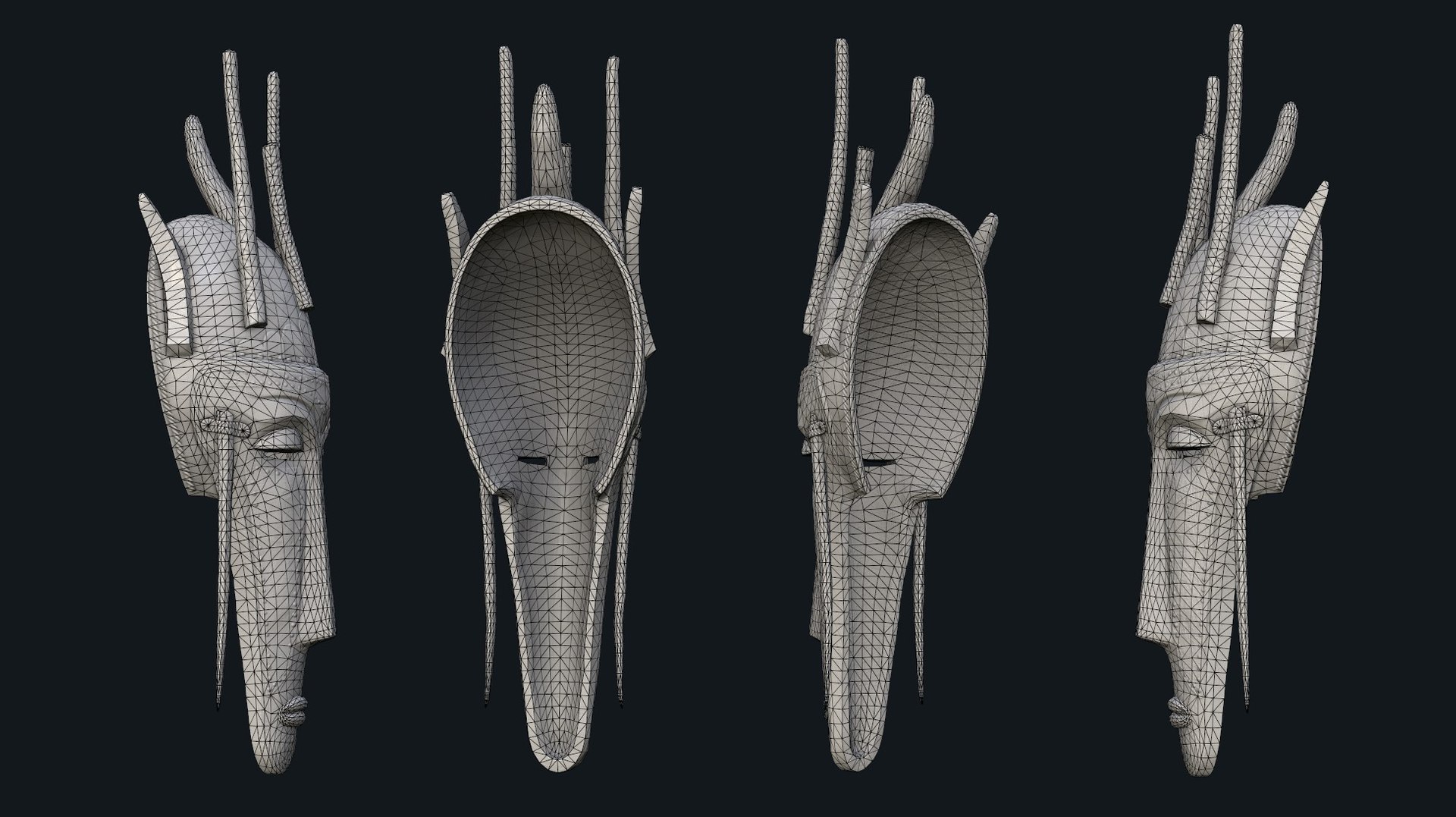 African Mask 8 3D Model - TurboSquid 2173752