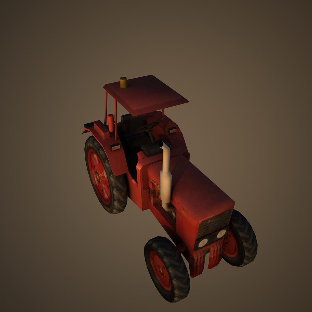 Tractor Basic 3D Model - TurboSquid 1180331