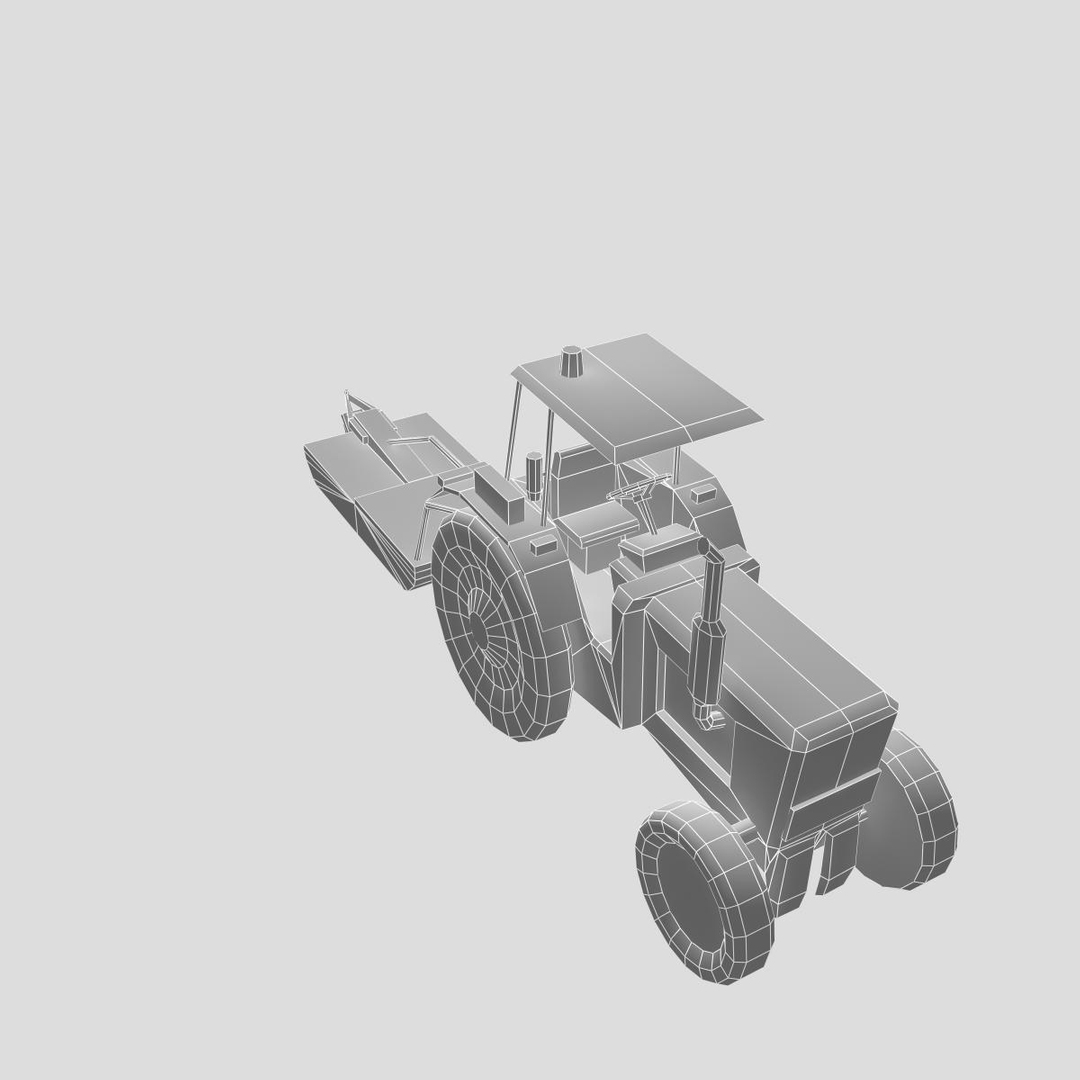 Tractor Basic 3D Model - TurboSquid 1180331