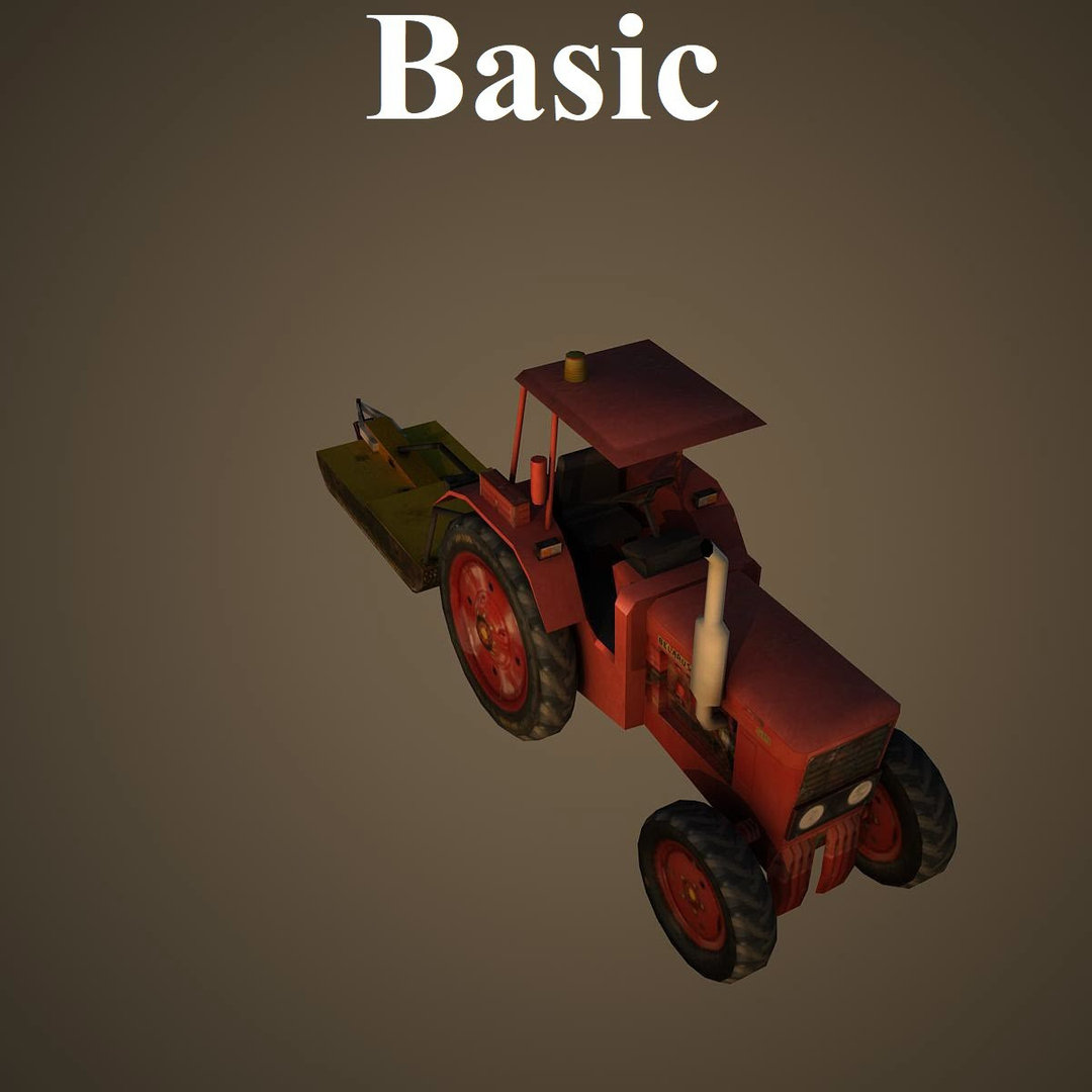 Tractor Basic 3D Model - TurboSquid 1180331