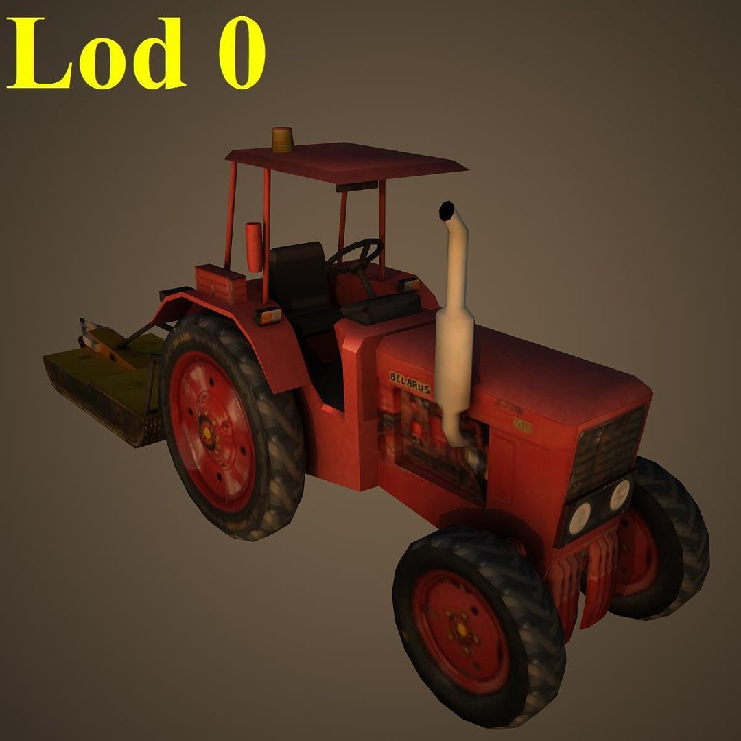 Tractor Basic 3D Model - TurboSquid 1180331