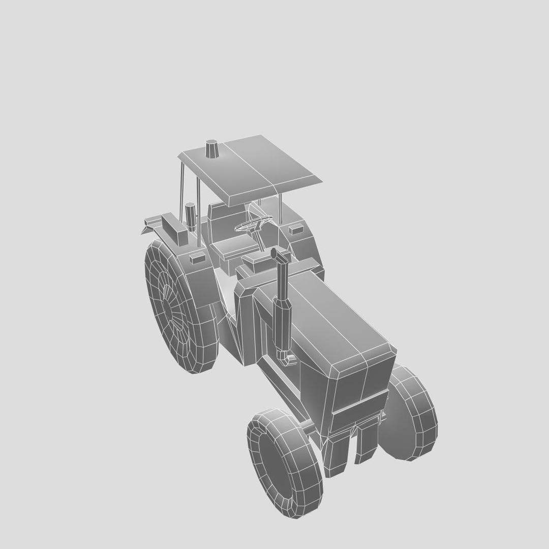 Tractor Basic 3D Model - TurboSquid 1180331