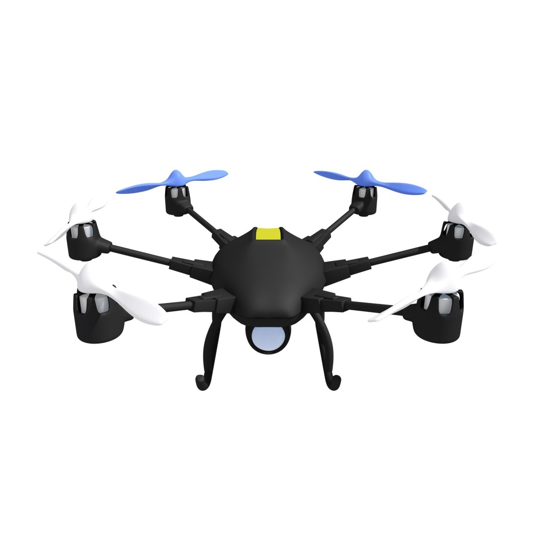 Drone Hexacopter Model - TurboSquid 1160539