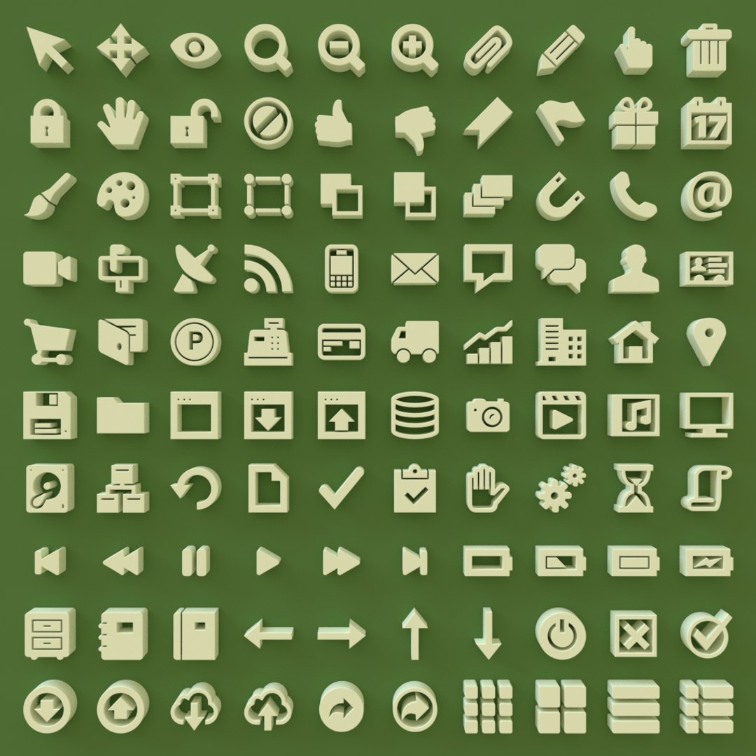 Design Icons Model - TurboSquid 1527139
