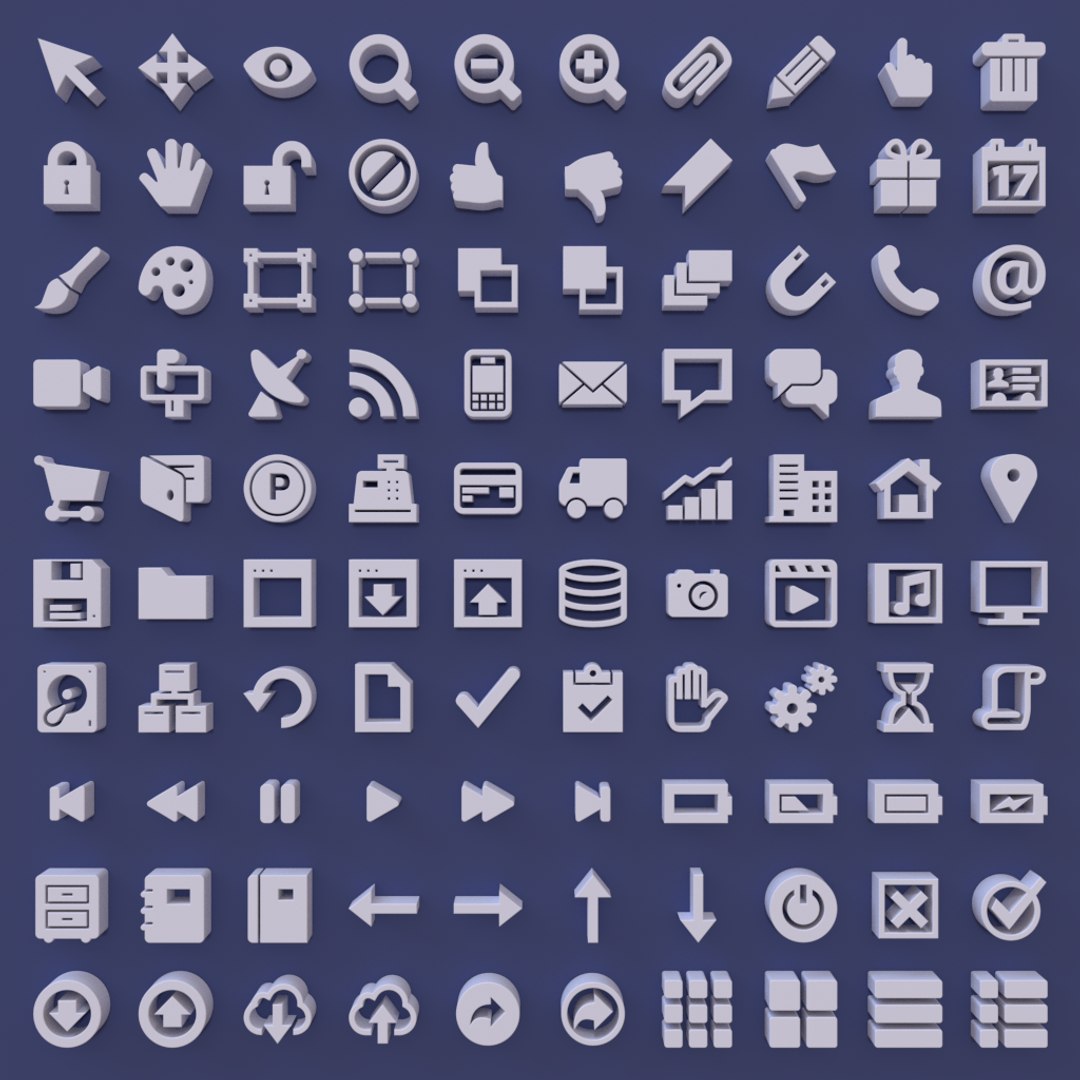 Design Icons Model - TurboSquid 1527139