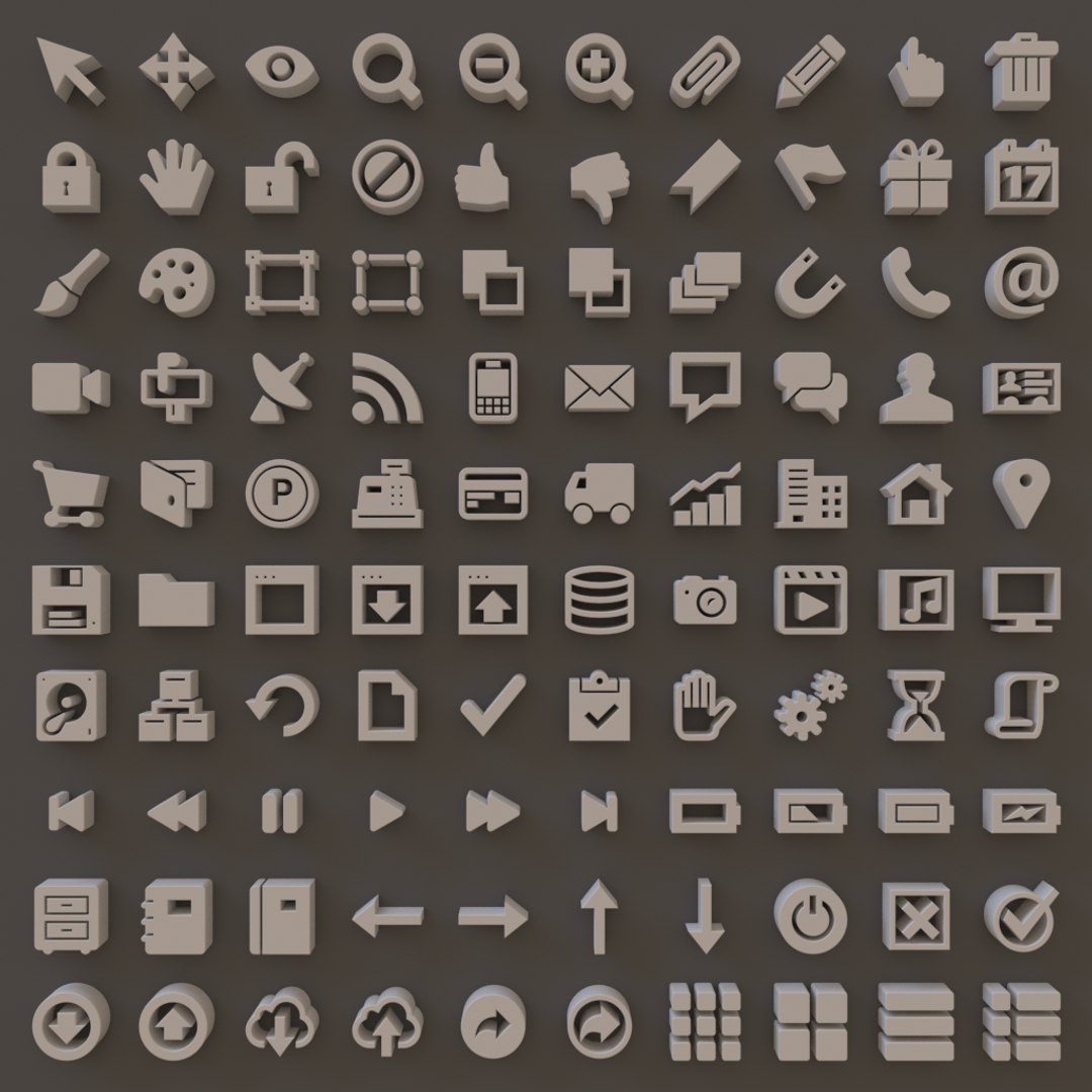 Design Icons Model - TurboSquid 1527139