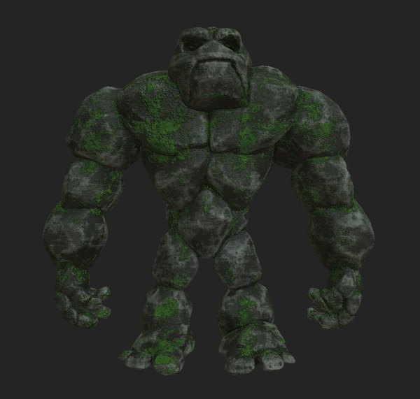 Stone golem 3D model - TurboSquid 1485730