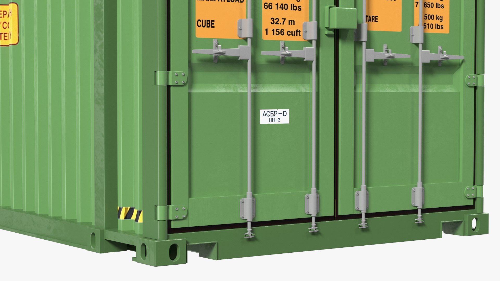 3D 45ft Shipping Container - TurboSquid 2143597