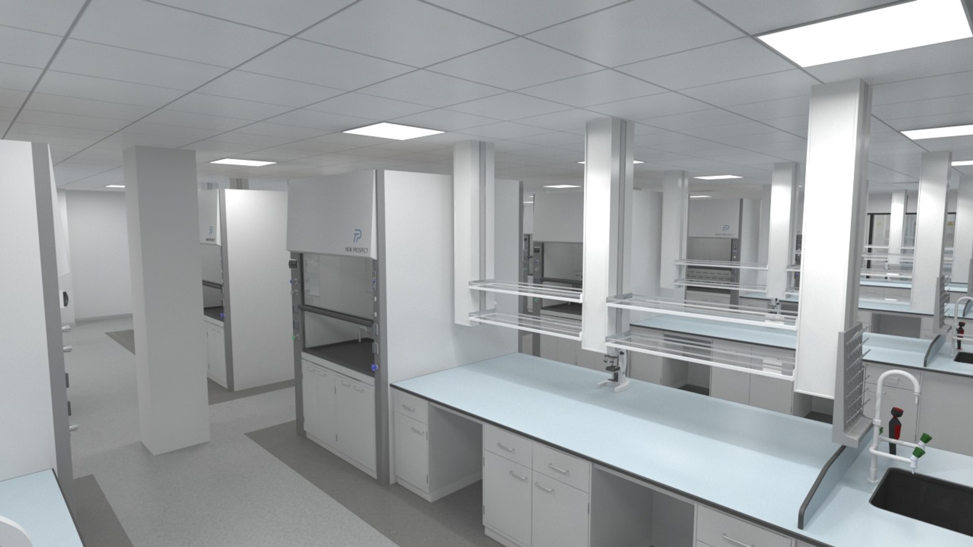 Laboratory 3D Model - TurboSquid 2128939