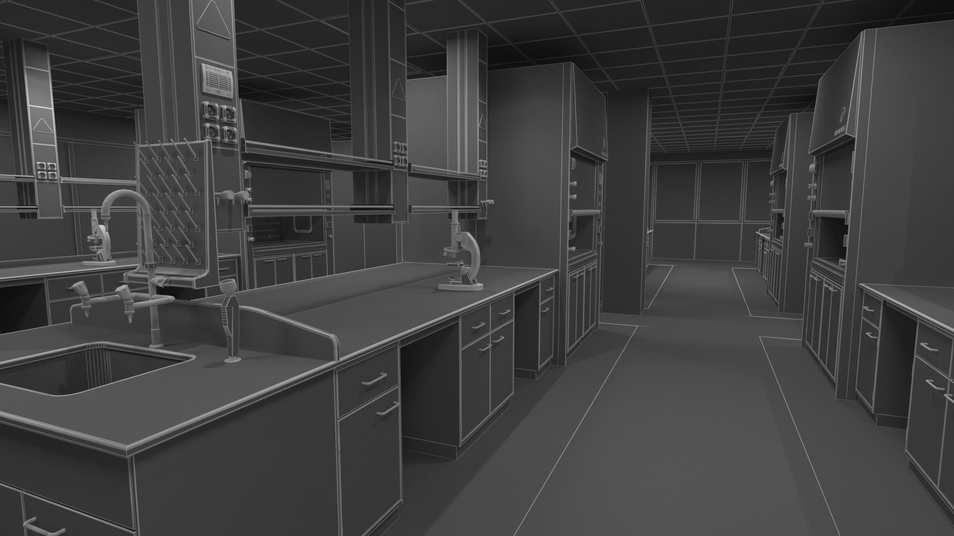 Laboratory 3D Model - TurboSquid 2128939