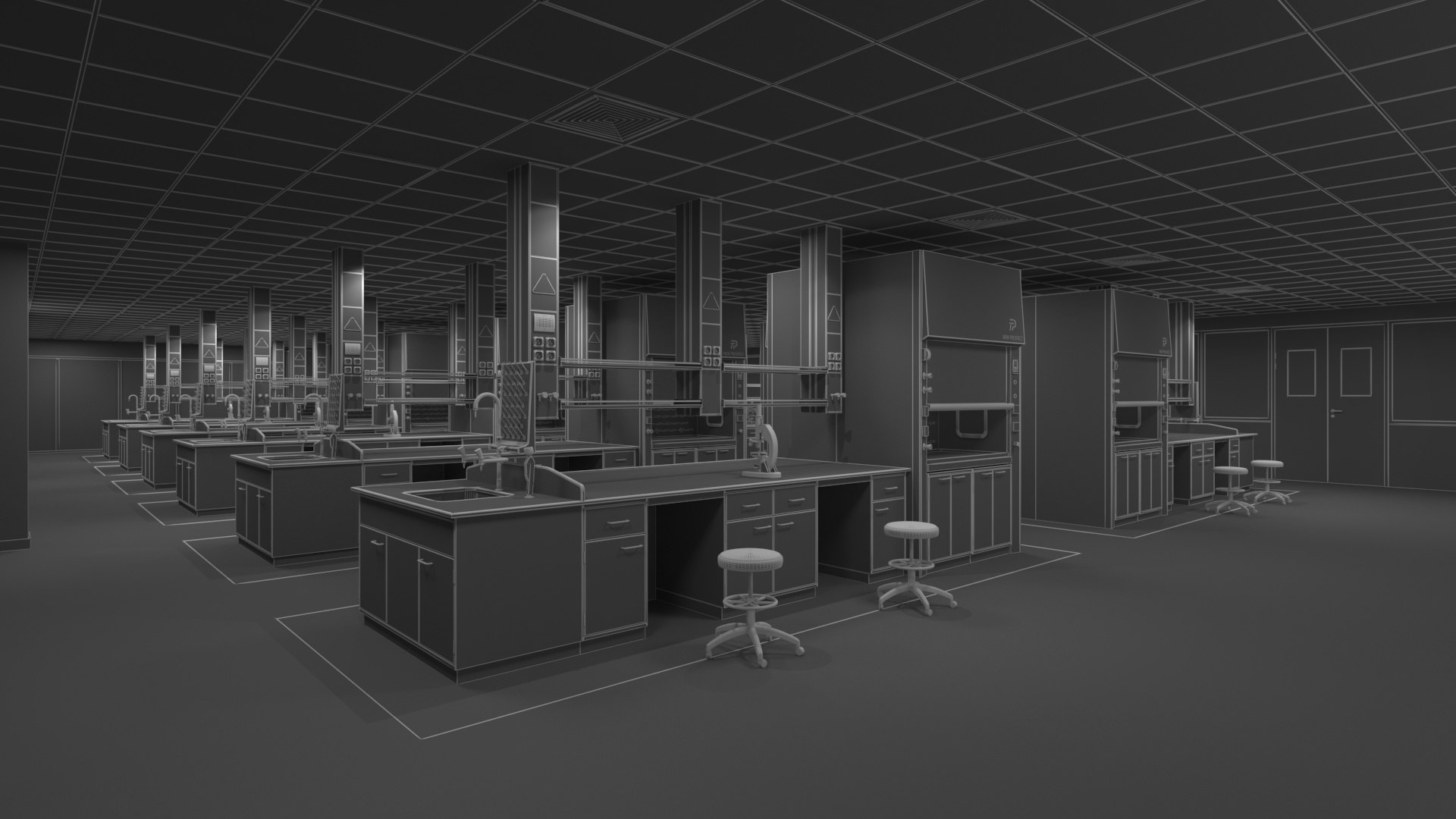 Laboratory 3D Model - TurboSquid 2128939