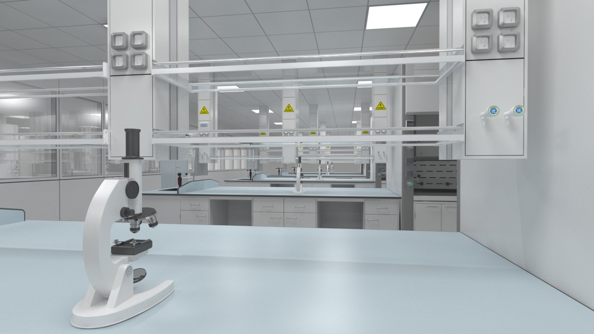 Laboratory 3D Model - TurboSquid 2128939