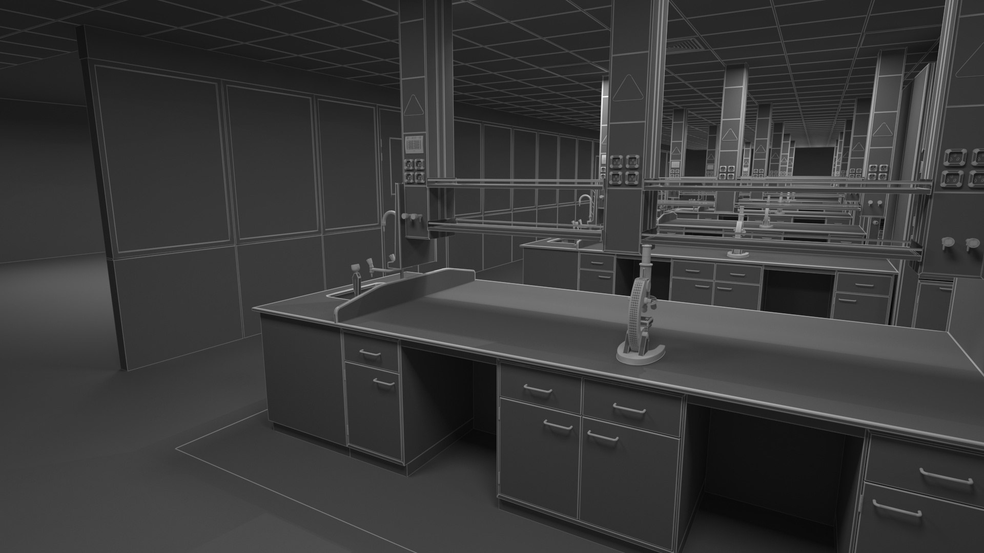 Laboratory 3D Model - TurboSquid 2128939