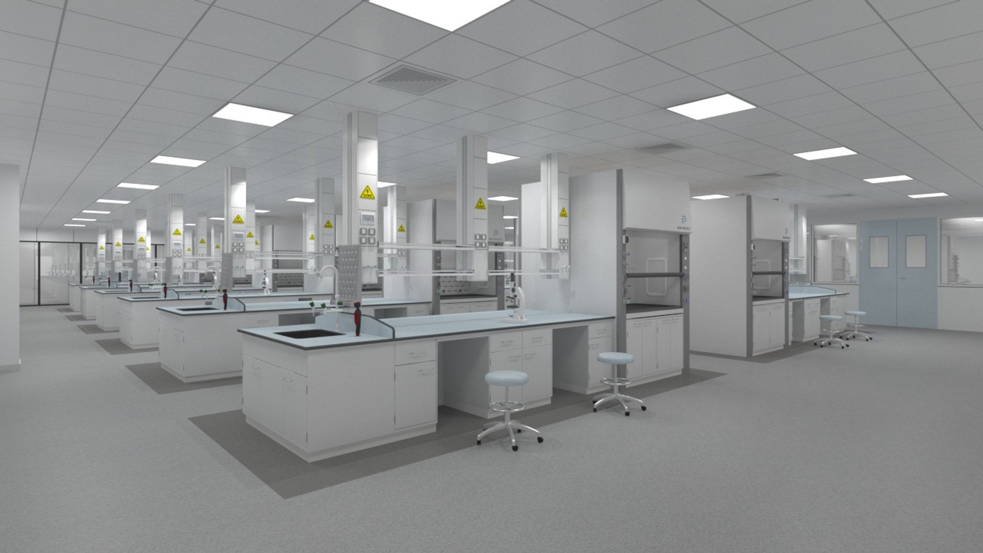 Laboratory 3D model - TurboSquid 2128939