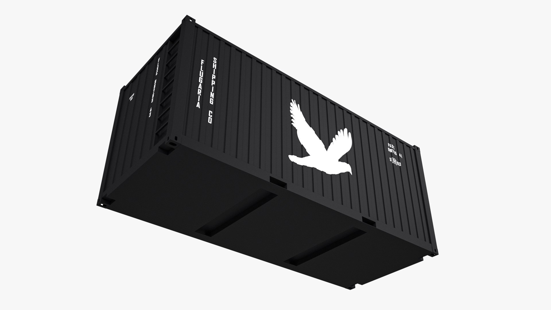 20 ft Bitumen Box Container 3D - TurboSquid 1828447