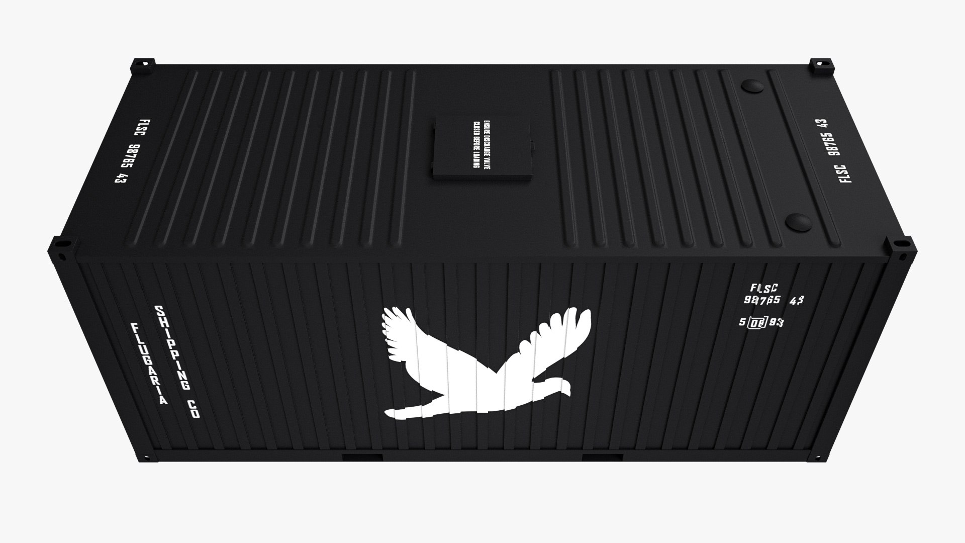 20 ft Bitumen Box Container 3D - TurboSquid 1828447