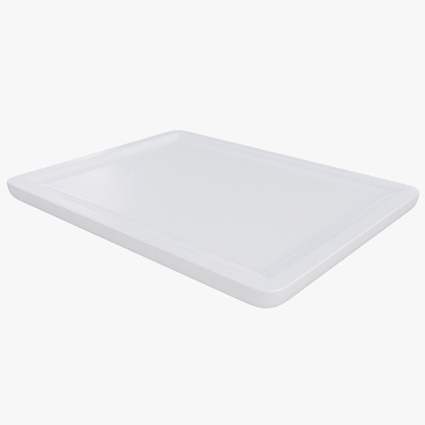 3D White plate 3 - TurboSquid 1949193