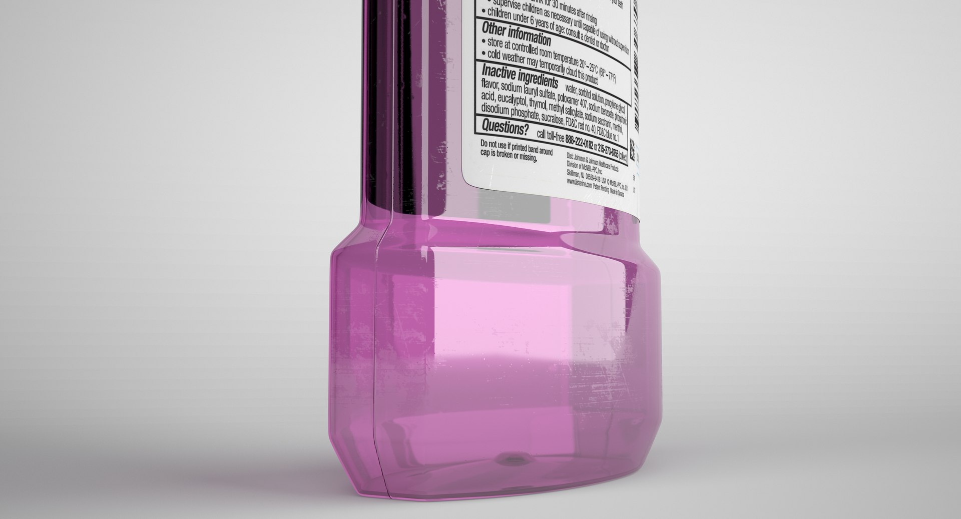 Listerine Bottle 3d Model