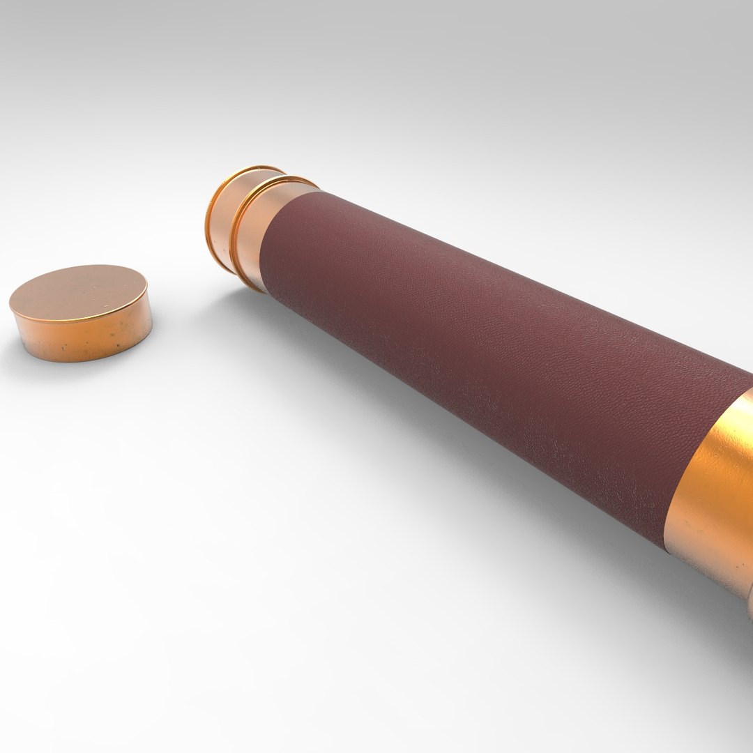 3d model vintage hand scope