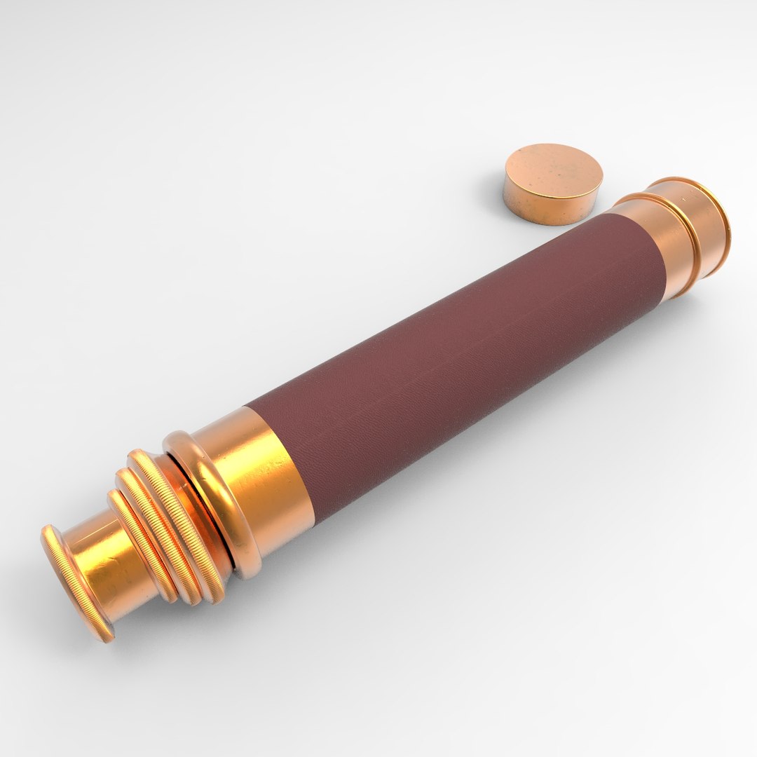 3d model vintage hand scope