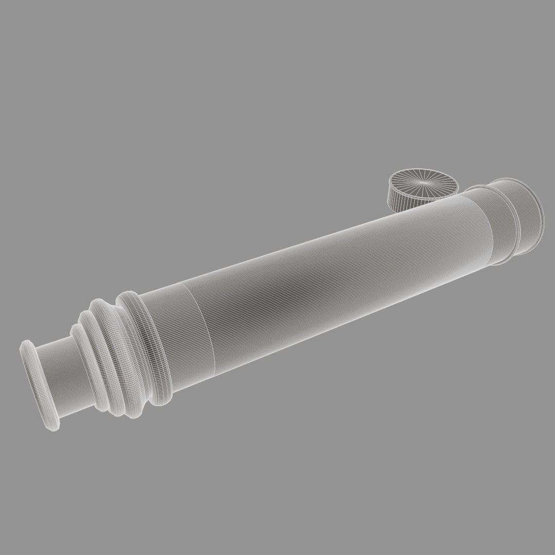 3d model vintage hand scope