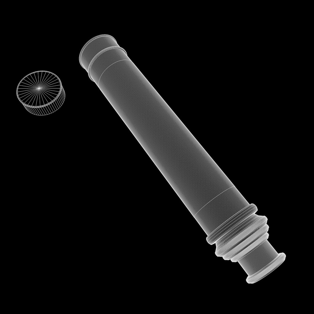 3d model vintage hand scope