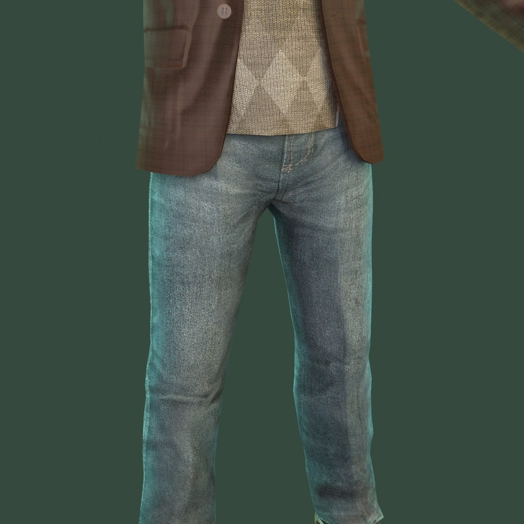 Professor Man Model - TurboSquid 1432243