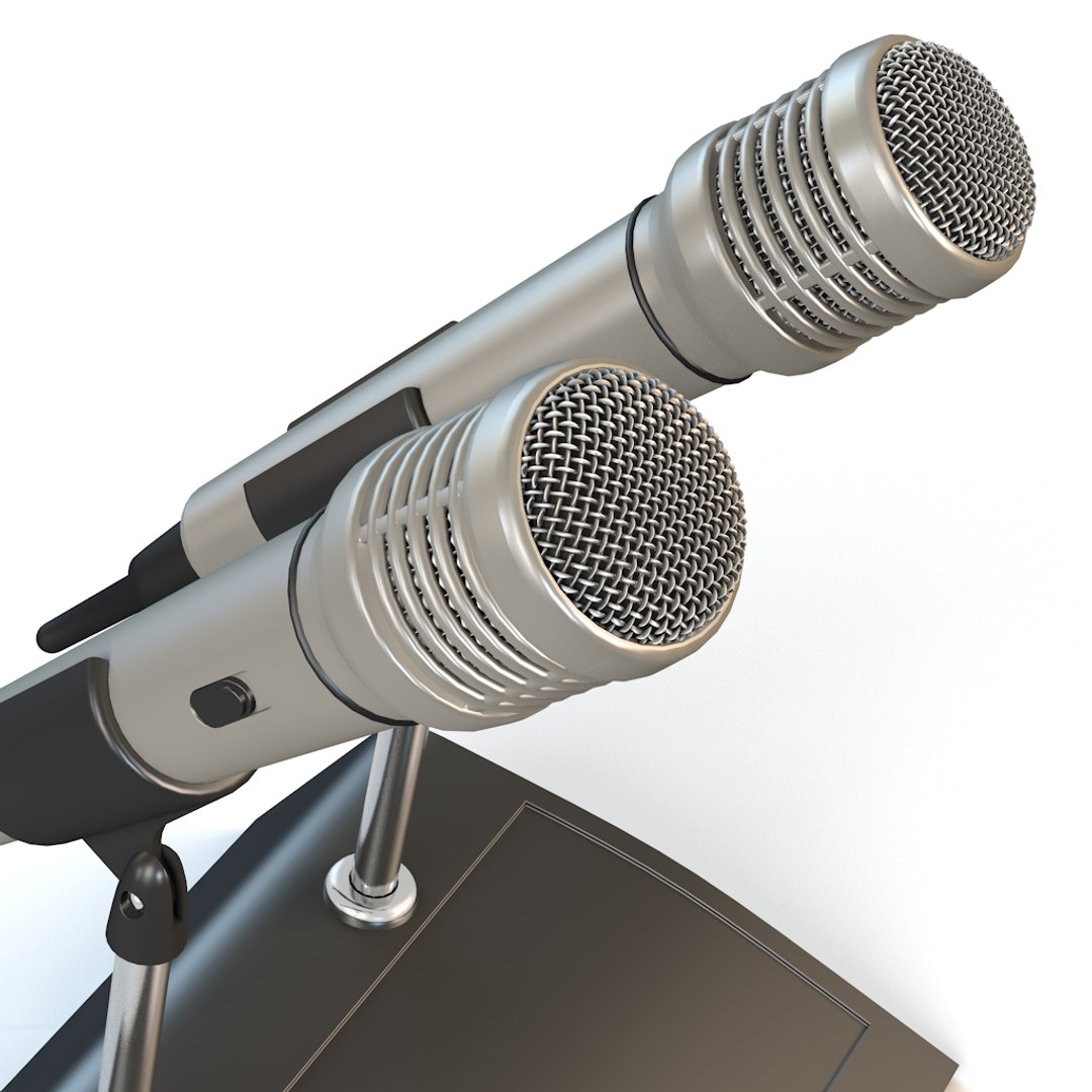 3d Microphones Model