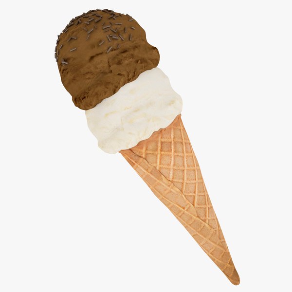 modelo 3d Cono de helado doble - TurboSquid 946208