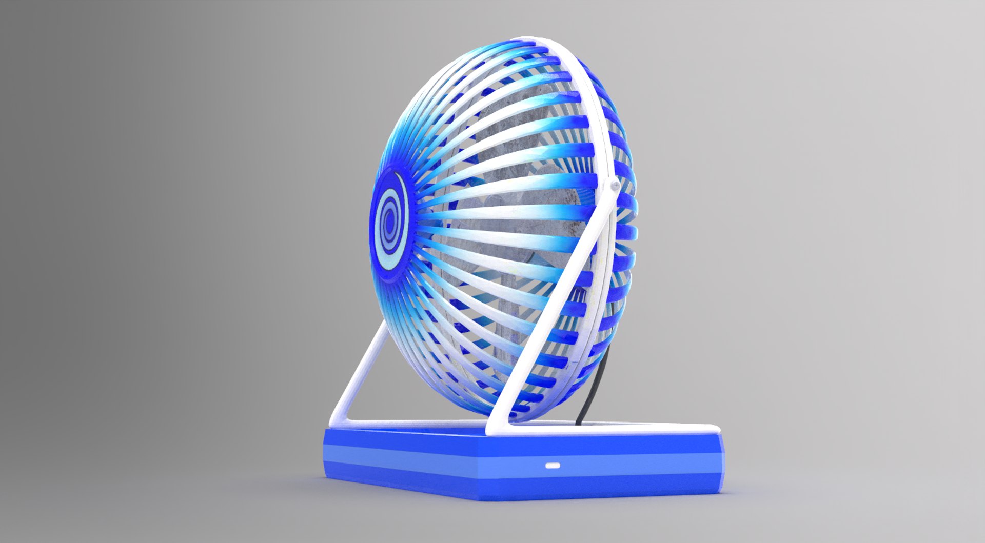 3D Mini Desk Fan Model - TurboSquid 1548092