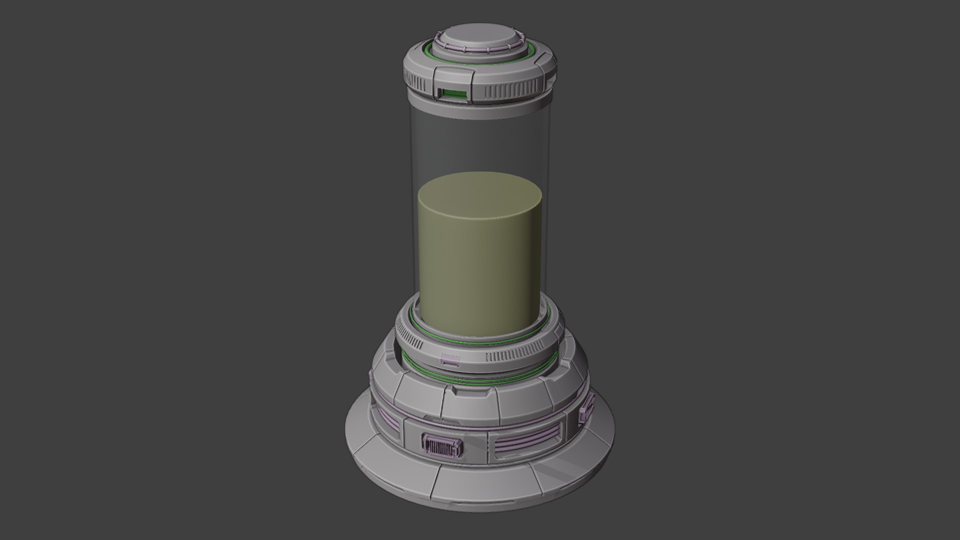 3D Life Support Chamber Model - TurboSquid 1647082