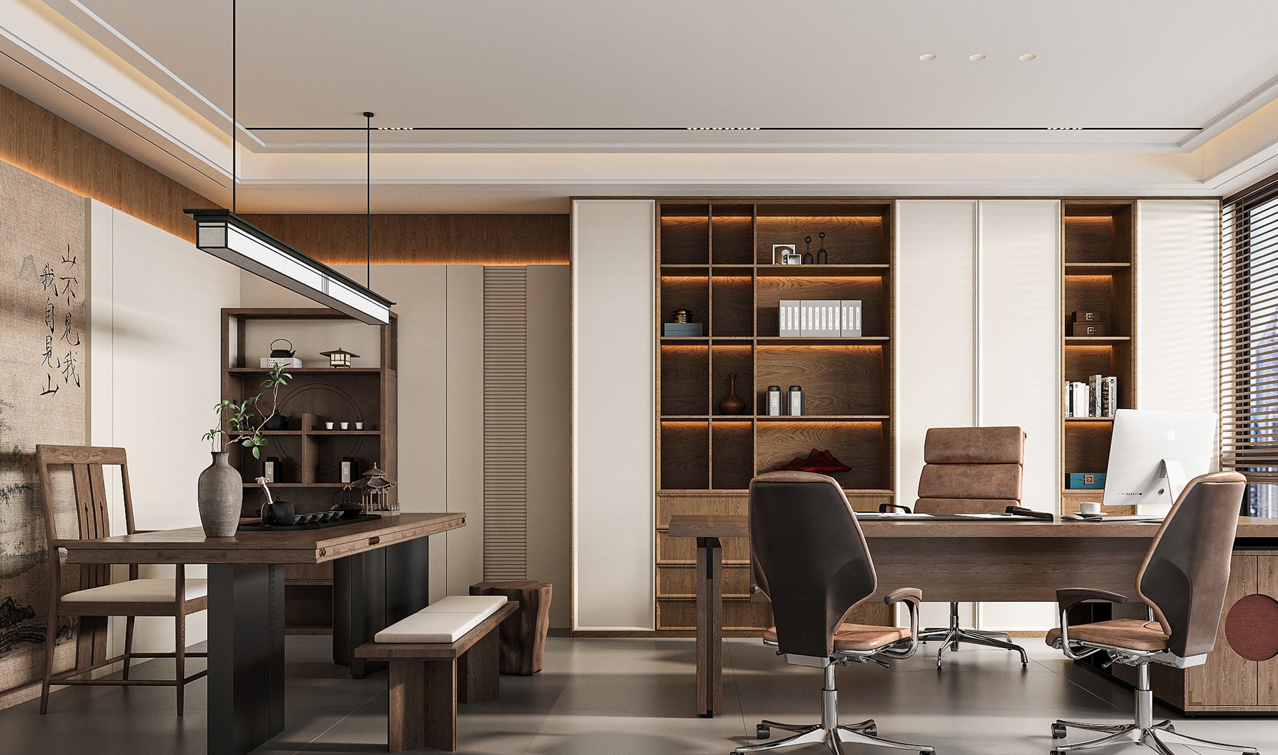 3D Modern Office Model - TurboSquid 2401343